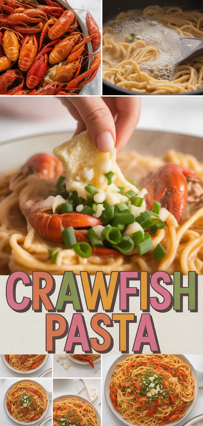 Crawfish Pasta Recipe - cravecookcreate.com