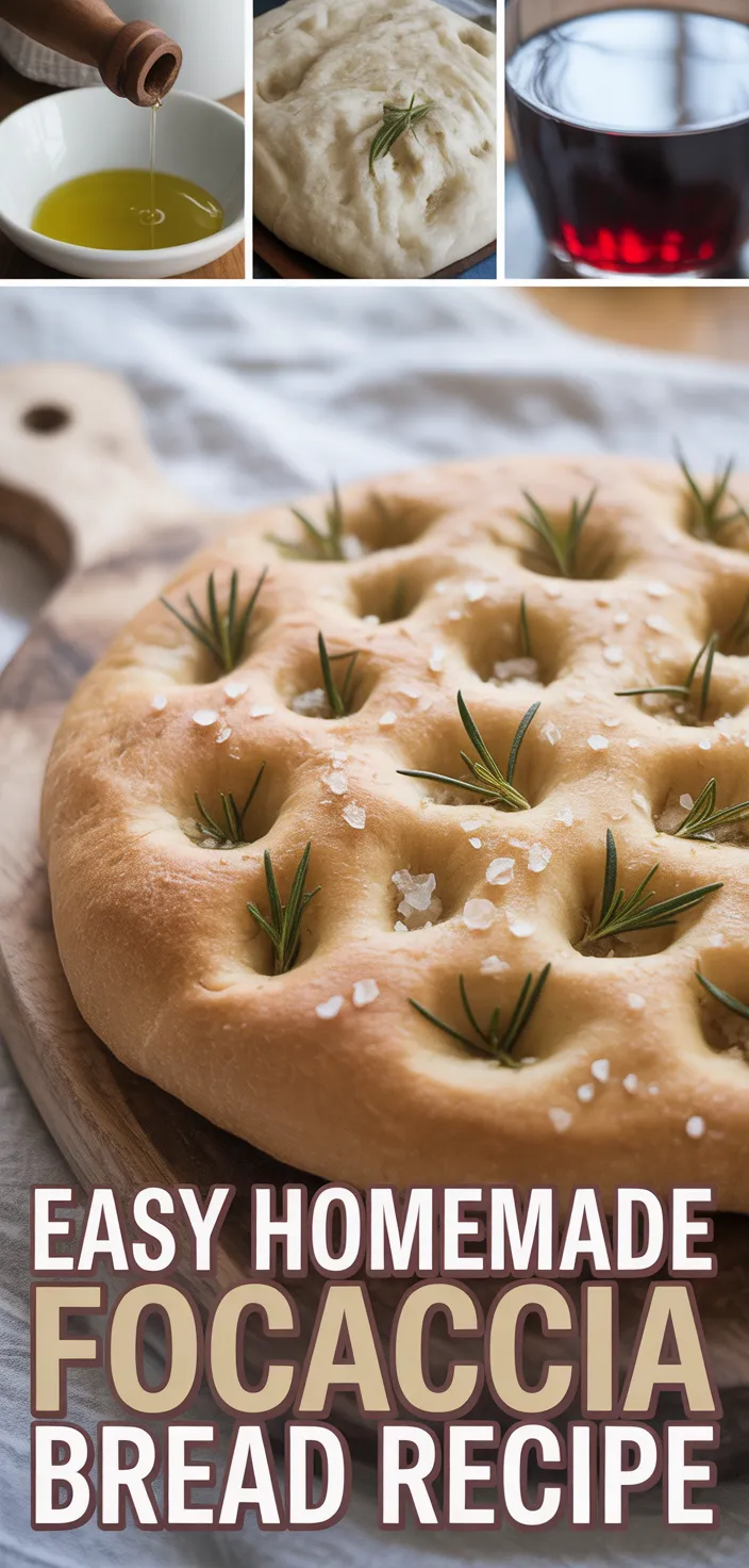 Easy Homemade Focaccia Bread Recipe - cravecookcreate.com