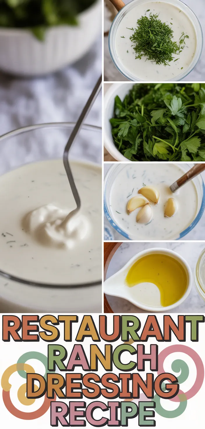 Restaurant Ranch Dressing Recipe - cravecookcreate.com