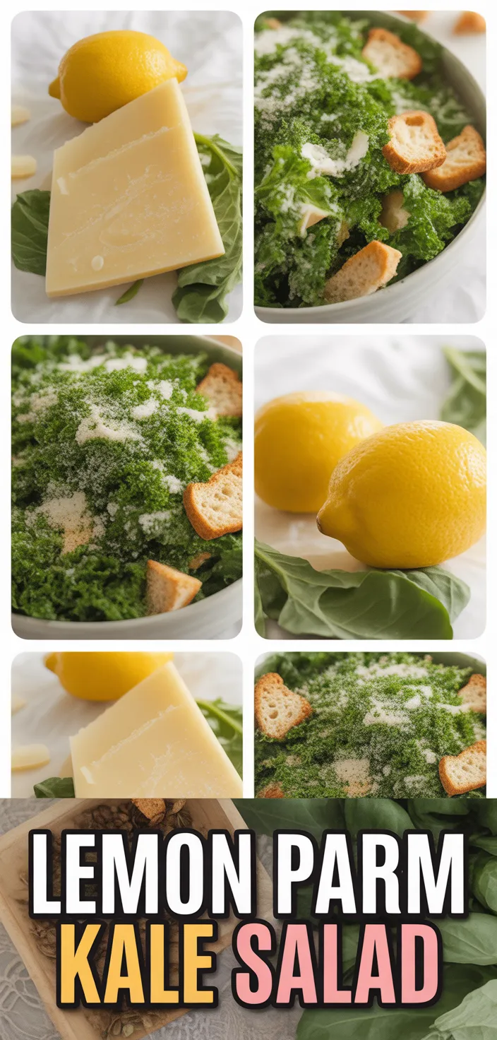 Lemon Parm Kale Salad Recipe - cravecookcreate.com