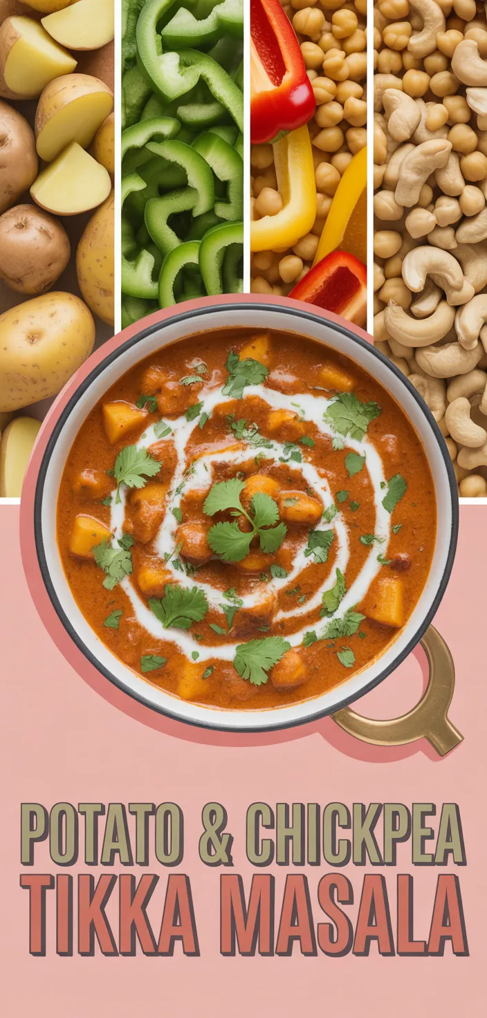 Potato & Chickpea Tikka Masala Recipe - cravecookcreate.com