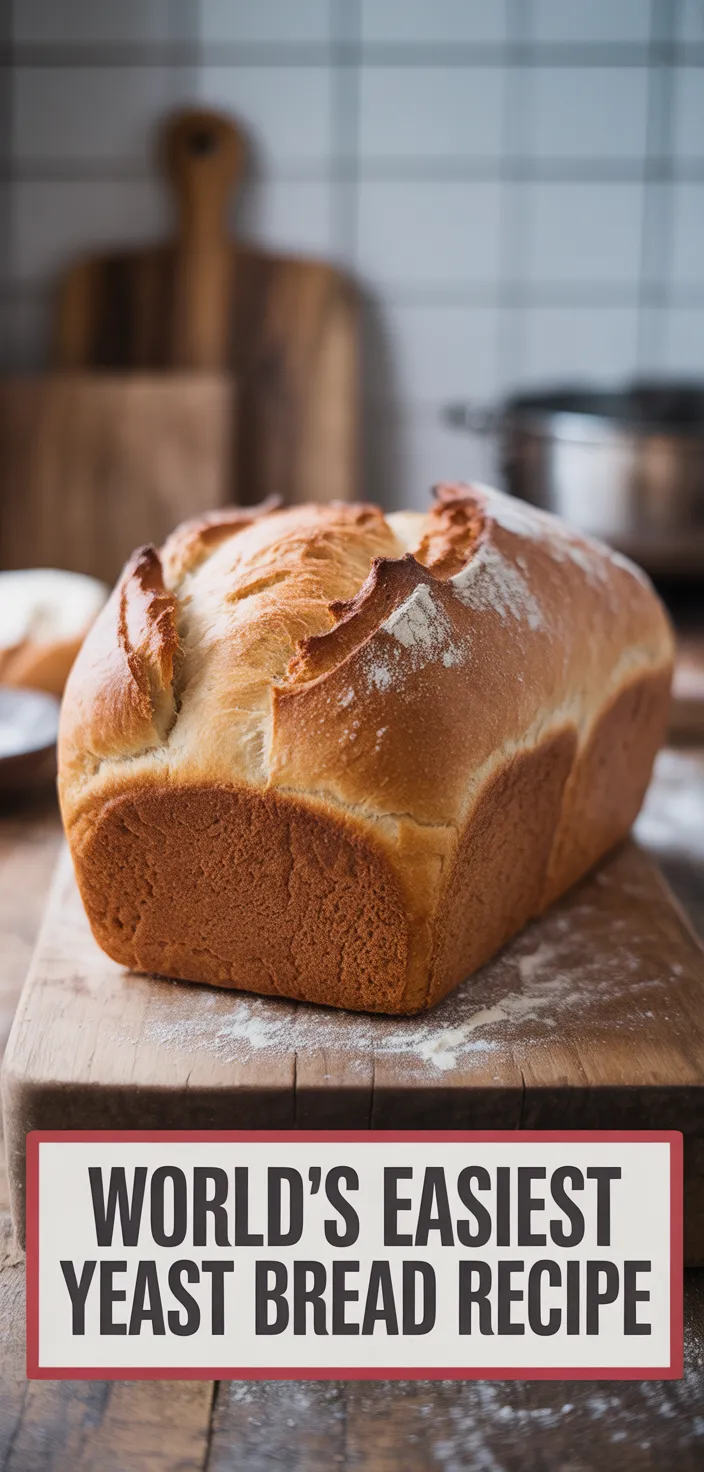 World's Easiest Yeast Bread Recipe - cravecookcreate.com