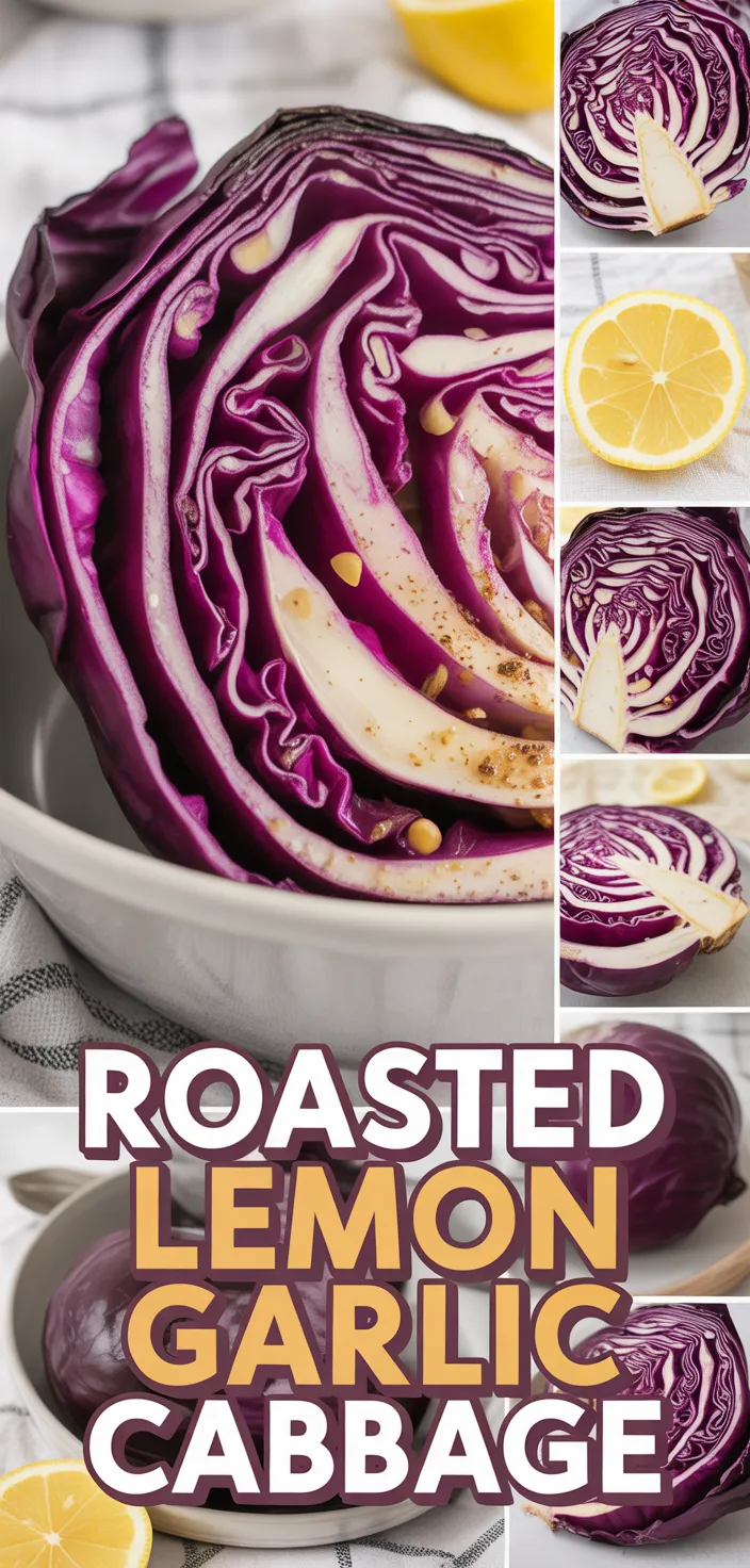 Roasted Red Cabbage With Lemon And Garlic Recipe - cravecookcreate.com